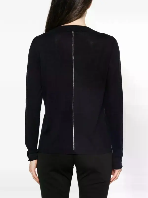 Liviana Conti Contrast Stitch Sweater