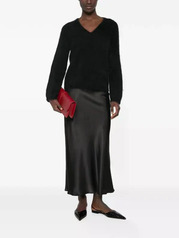 ROBERTO COLLINA Mid-calf Flared Skirt