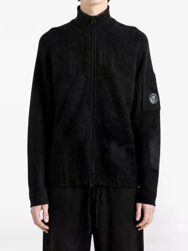 C.P. COMPANY Zip-up Cardigan With Lens Detail