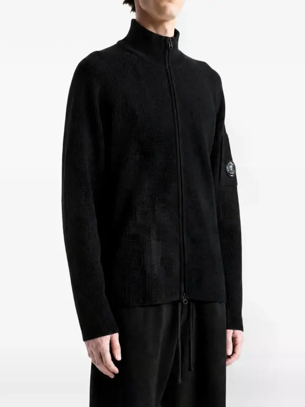 C.P. COMPANY Zip-up Cardigan With Lens Detail