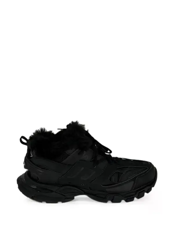 Balenciaga Track Faux Fur-lined Sneakers