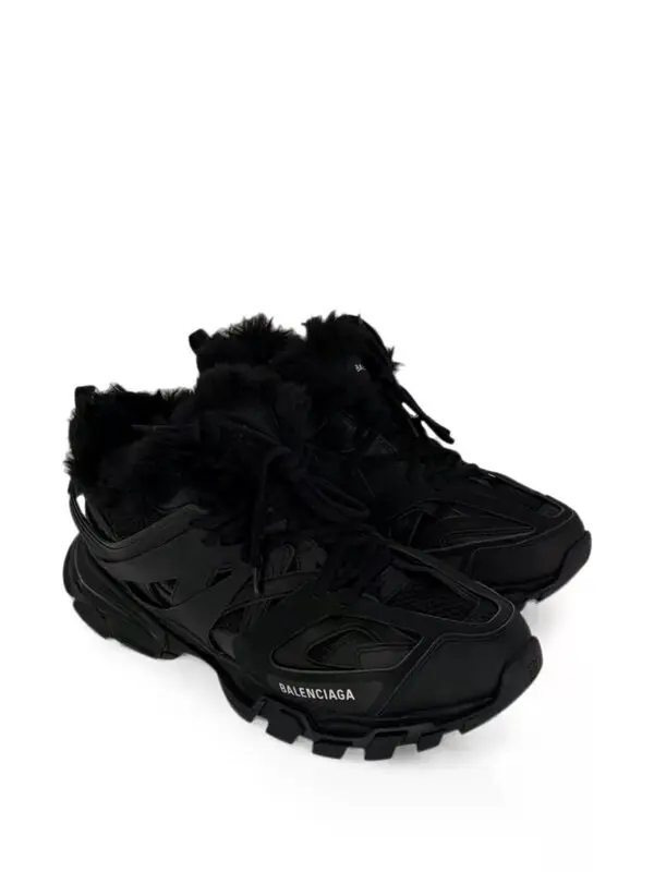 Balenciaga Track Faux Fur-lined Sneakers
