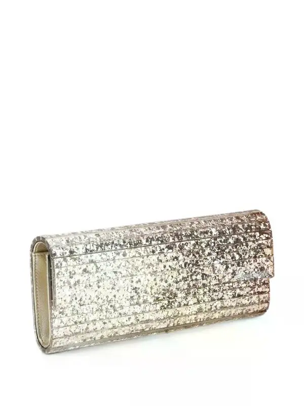 JIMMY CHOO Sweetie Glitter-effect Clutch Bag
