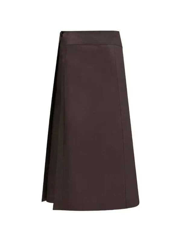 RIER Wrap Design Midi Skirt
