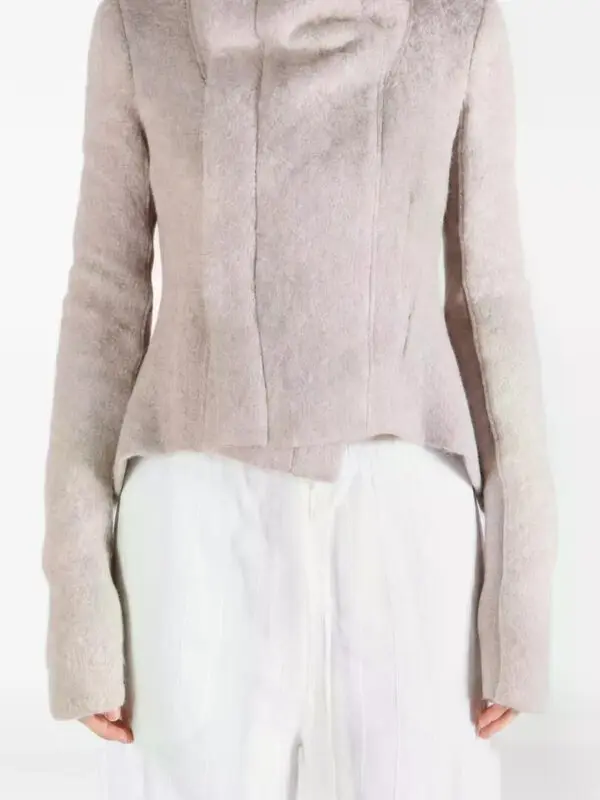 Rick Owens Asymmetric High-neck Jacket