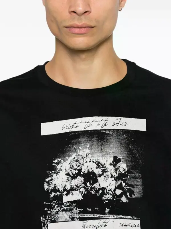 ANN DEMEULEMEESTER Graphic-print Long-sleeve Top