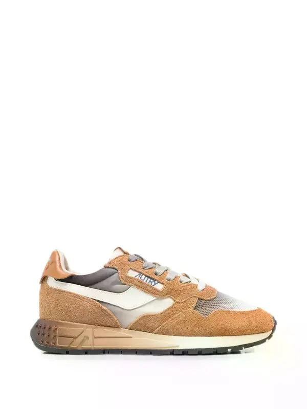 AUTRY Reelwind Suede Panel Sneakers - Brown