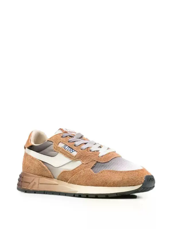 AUTRY Reelwind Suede Panel Sneakers - Brown