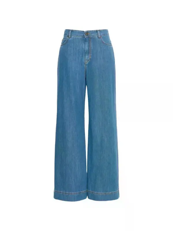 Max Mara Cotton Wide-leg Jeans