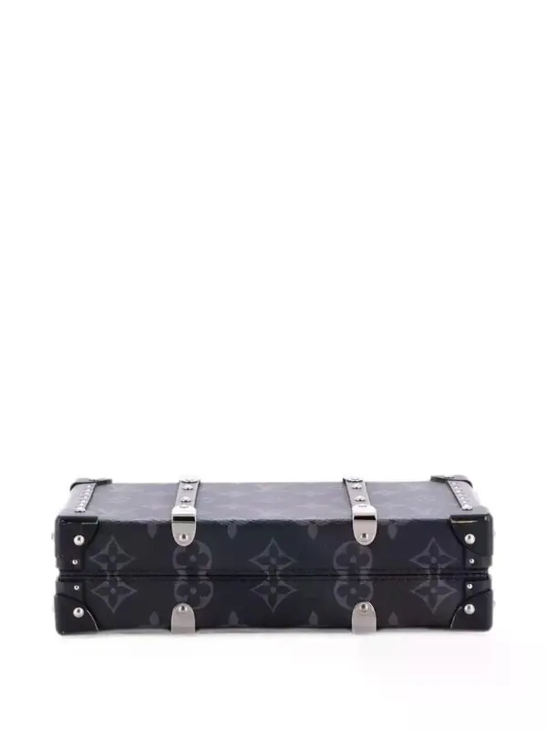 LOUIS VUITTON Monogram Eclipse Canvas Wallet Trunk Clutch Bag