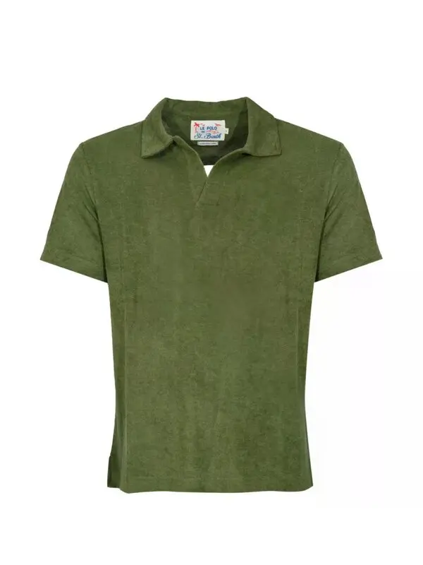 MC2 SAINT BARTH Terrycloth-texture Polo Shirt