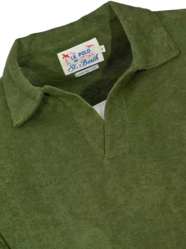 MC2 SAINT BARTH Terrycloth-texture Polo Shirt