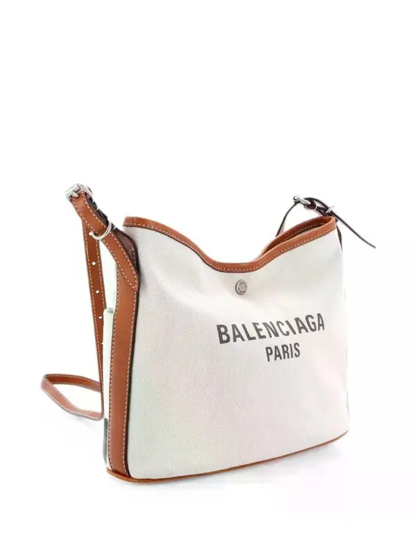 Balenciaga Biarritz Canvas Small Shoulder Bag