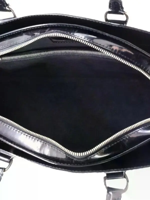 LOUIS VUITTON Pont Neuf Nm Electric Epi Leather Satchel - Black