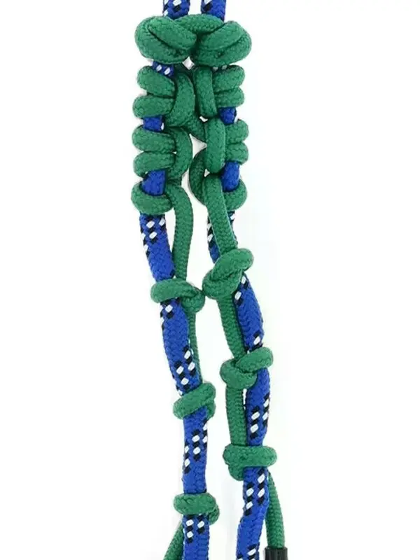 Dsquared2 Rope And Leather Carabiner Clip Keyring
