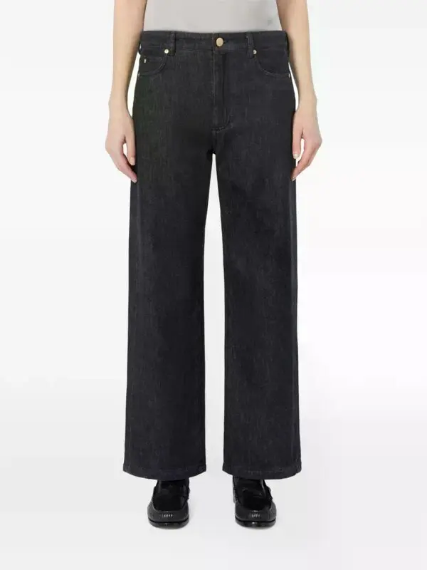 Max Mara Button-up Wide-leg Jeans