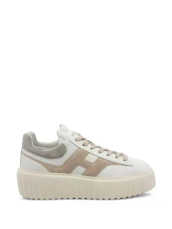 Hogan H-stripes Low-top Sneakers - White