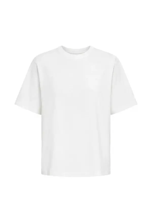 Khaite Mae Cotton Cashmere Appliqué T-shirt - White