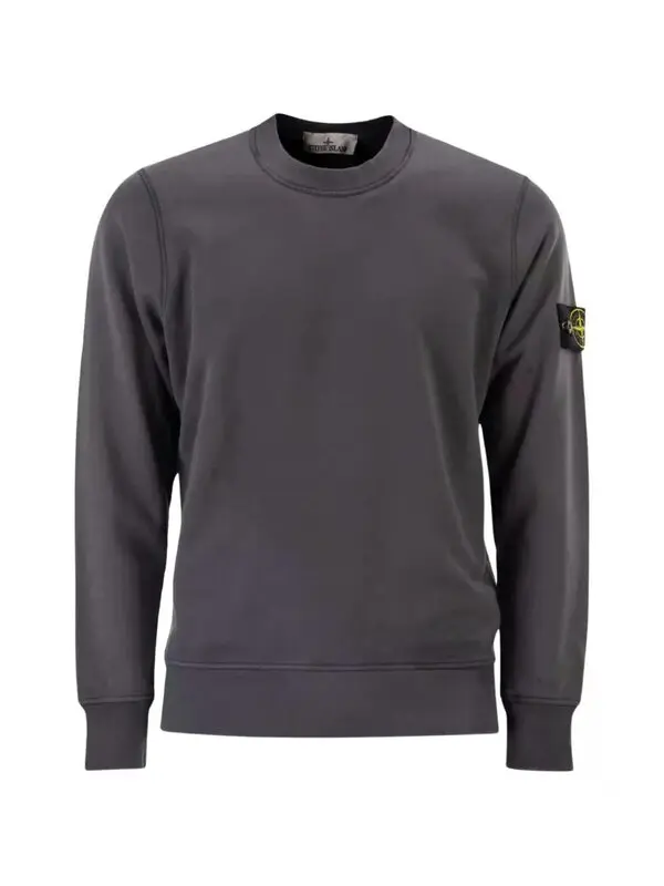 Stone Island Logo-patch Raglan-sleeve Sweater