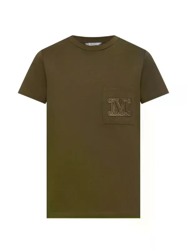 Max Mara Papaia Logo-embroidered T-shirt