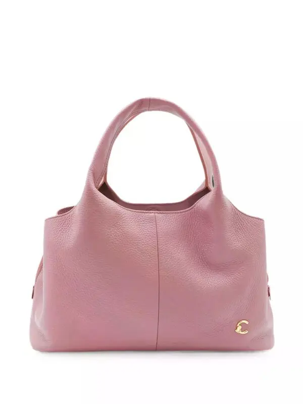 COCCINELLE Grained Leather Tote Bag