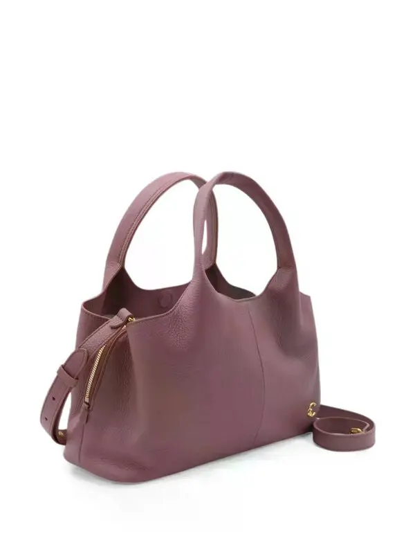 COCCINELLE Grained Leather Tote Bag