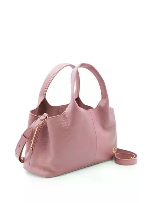 COCCINELLE Grained Leather Tote Bag