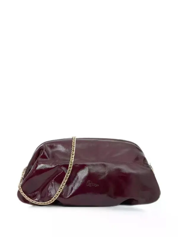 CastaÑer Small Victoire Patent-leather Clutch Bag