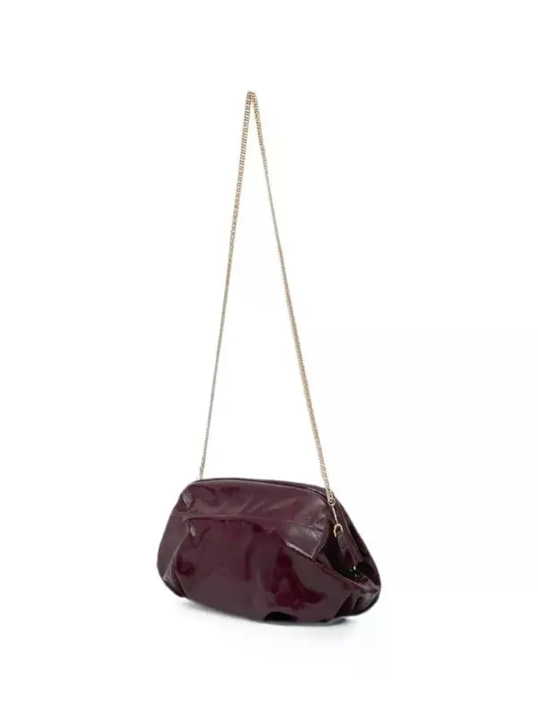 CastaÑer Small Victoire Patent-leather Clutch Bag