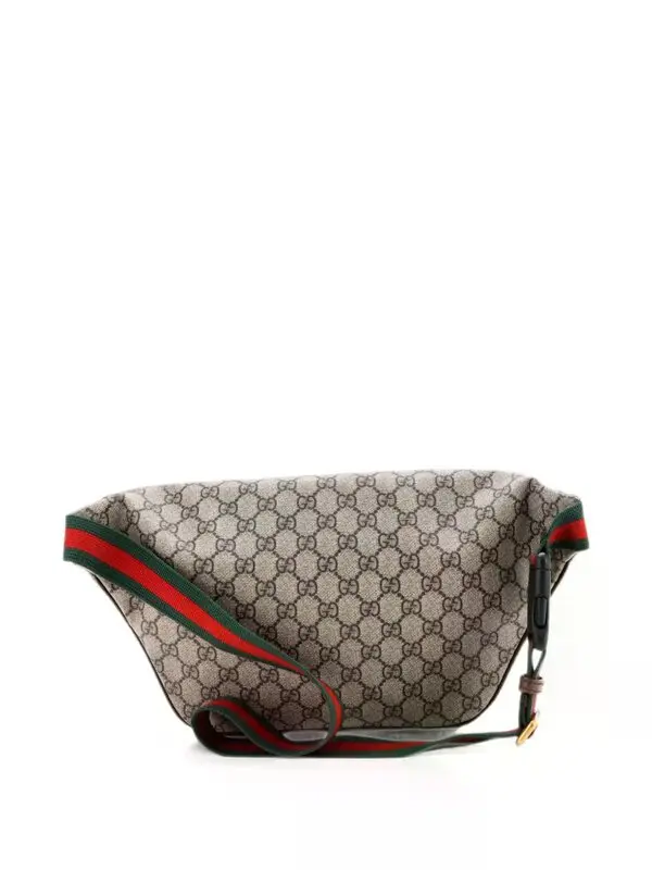 Gucci Gg Coated Canvas Applique Belt Bag