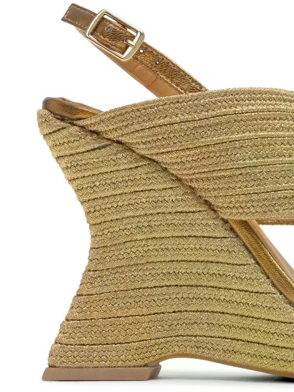 CastaÑer Juliet Braided Wedge Sandals