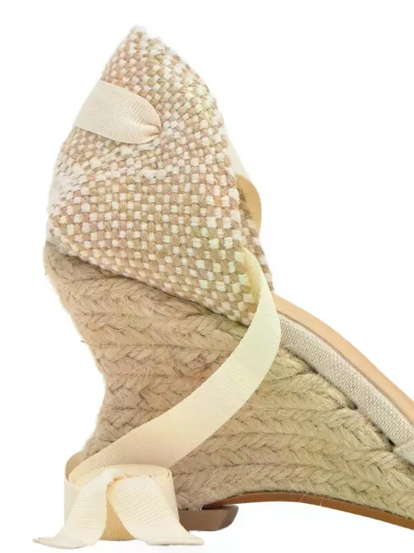 CastaÑer Jud Lace-up Wedge Espadrilles