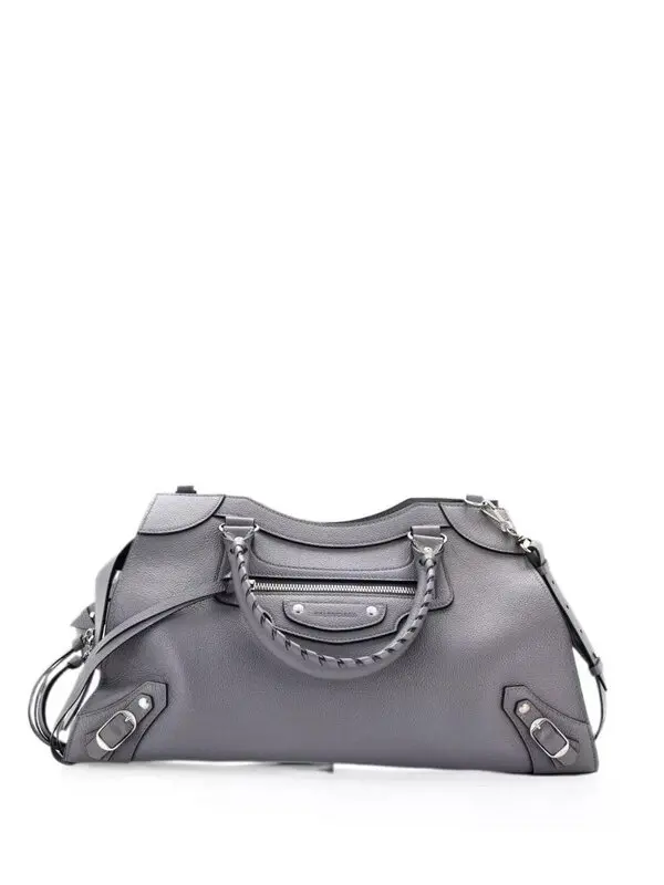 Balenciaga Neo Classic City Bag Leather Medium Tote Bag - Grey
