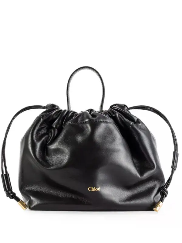 Chloé Small Icons Chain-link Bucket Bag - Black
