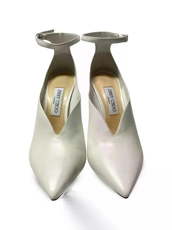 JIMMY CHOO Sonia Pointed-toe Pumps With Buckle Ankle Strap