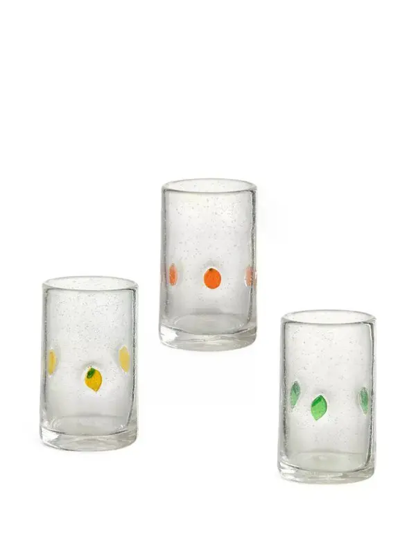J-LINE Citrus-embellished Glass