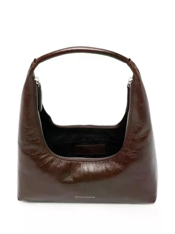 MARGESHERWOOD Logo-detail Leather Shoulder Bag