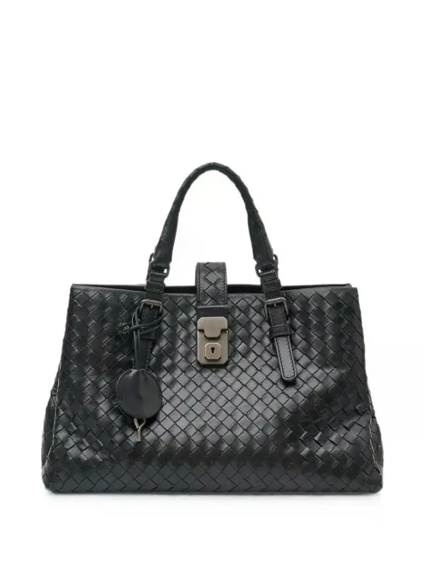 Bottega Veneta Roma Tote Bag - Black