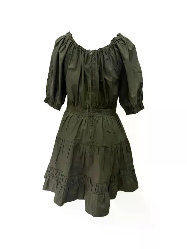 Ulla Johnson Puffed-sleeve Tiered Dress