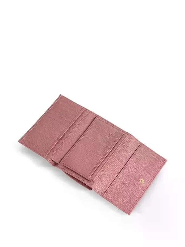COCCINELLE Medium Metallic Logo-lettering Wallet