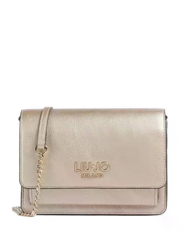 Liu Jo Logo-lettering Chain-strap Cross Body Bag - Gold