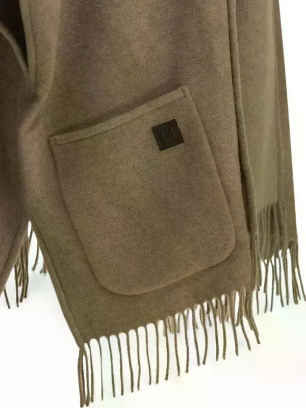 FERRAGAMO Fringed Cashmere Coat