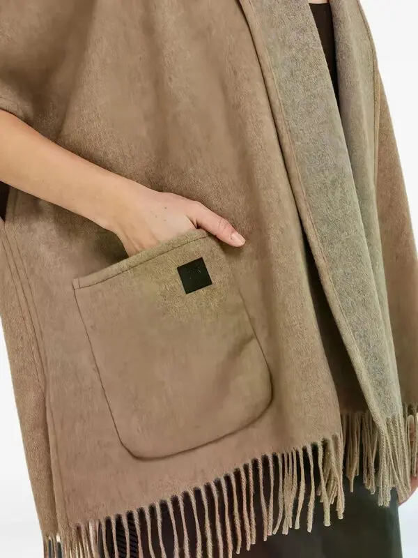 FERRAGAMO Fringed Cashmere Coat