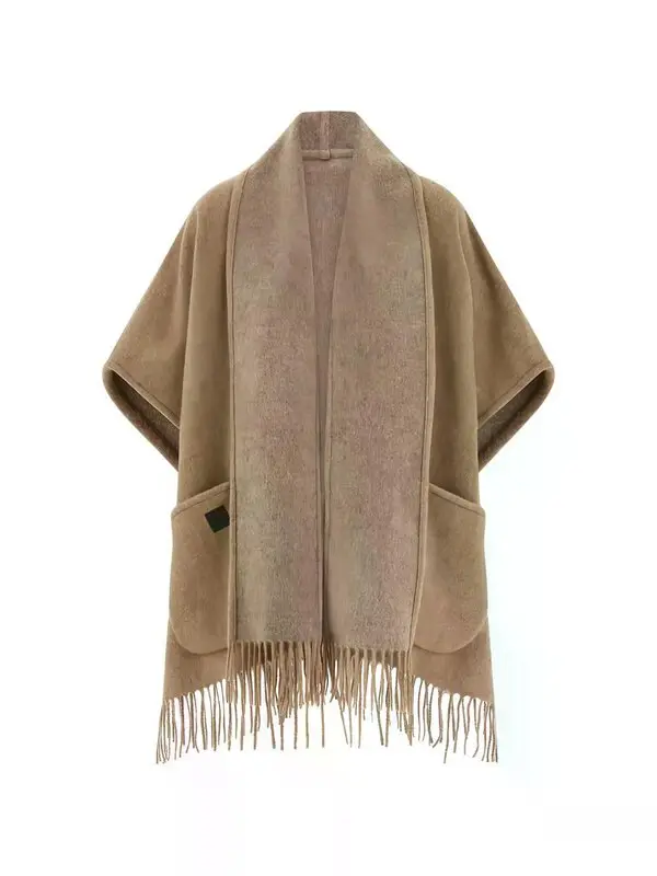 FERRAGAMO Fringed Cashmere Coat