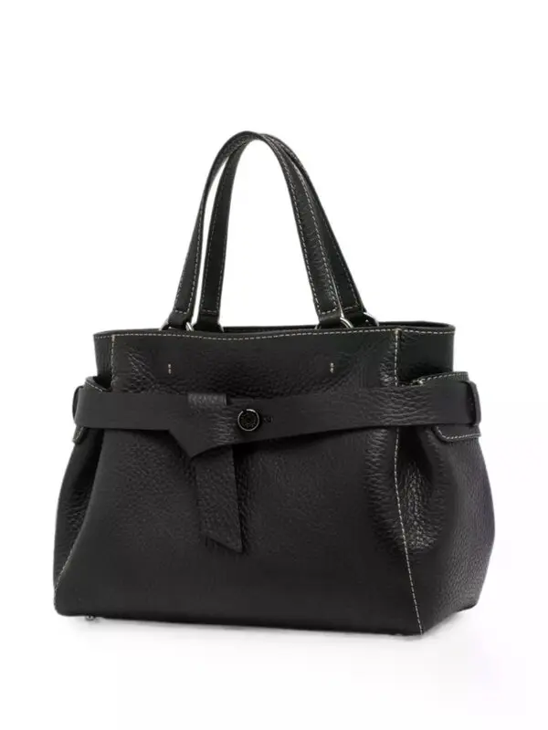 GIANNI CHIARINI Miranda Knotted Pebble-effect Tote Bag