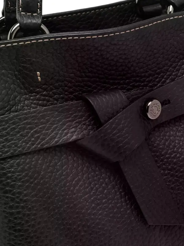 GIANNI CHIARINI Miranda Knotted Pebble-effect Tote Bag