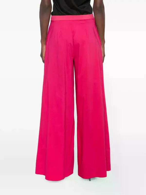Liviana Conti Zip-fastening Palazzo Pants - Pink