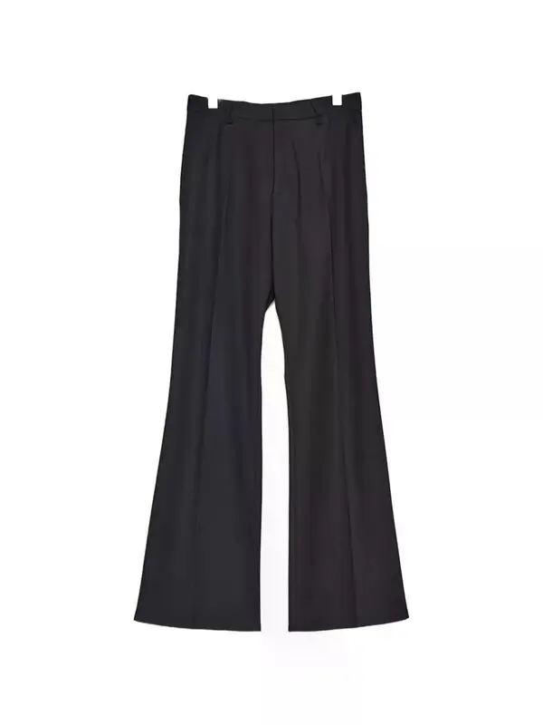 MASU Pressed-crease Flared Trousers