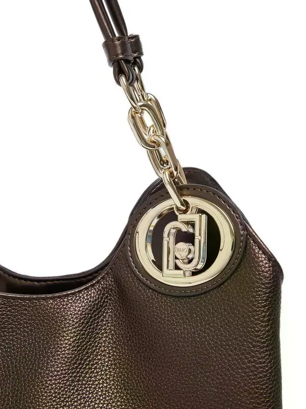 Liu Jo Logo Plaque Chain Tote Bag