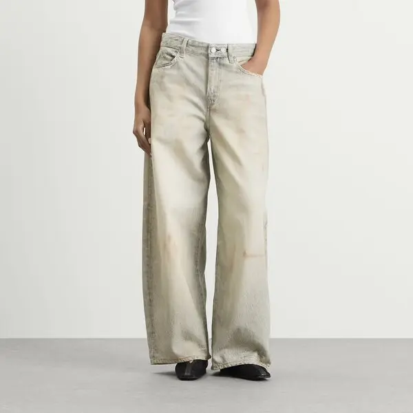 WON HUNDRED Lyon Printed Denim Jeans